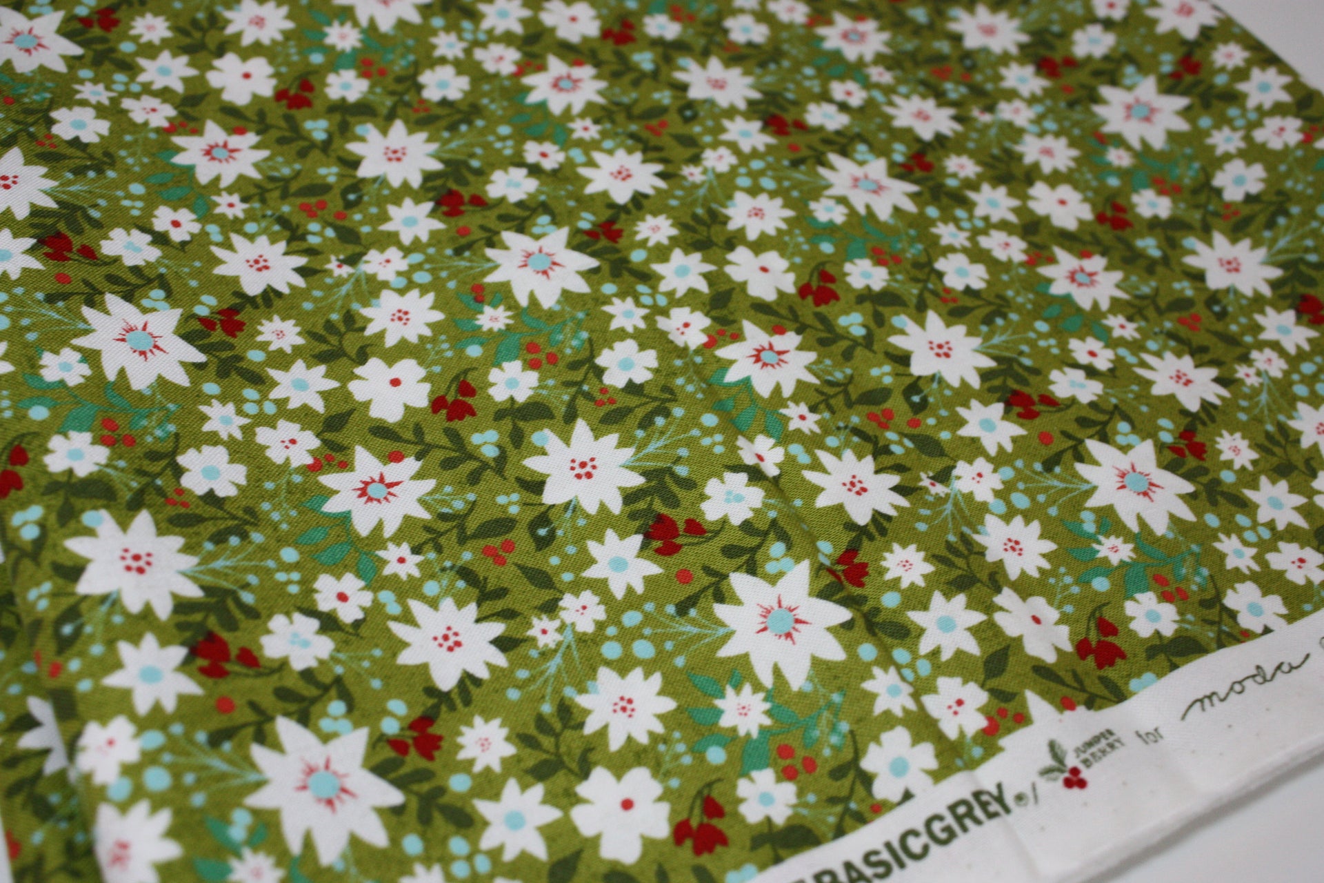 Juniper Berry Fabric Cut - BasicGrey for Moda | 26” x WOF – S.E.W. and ...